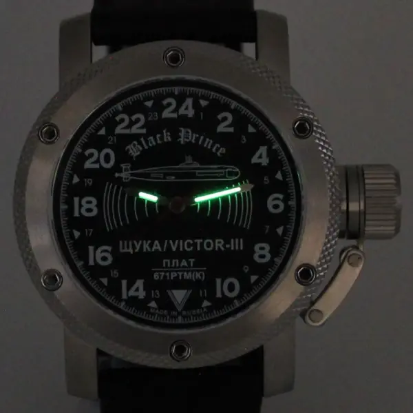 SUBMARINE WATCH 671 PTM(K) BLACK PRINCE, VICTORY-III, 24H - Diver Concept